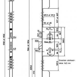 Nemef 1769/24 Euro Sashlock | ELS Direct - East London Security