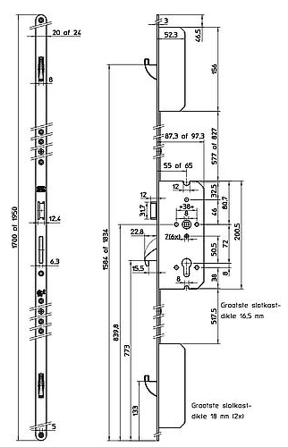 Nemef 4923 3 Multi-point Excellence Locking Unit | ELS Direct - East ...